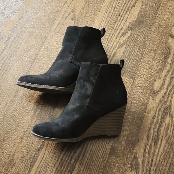 Merona | Shoes | Wedge Ankle Booties | Poshmark